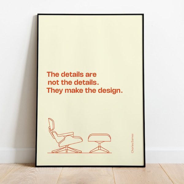 Eames Poster - Etsy