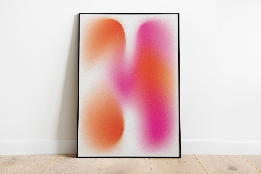 Letter Sign Aura Poster Letters Poster Abstract Art Alphabet Typography ...