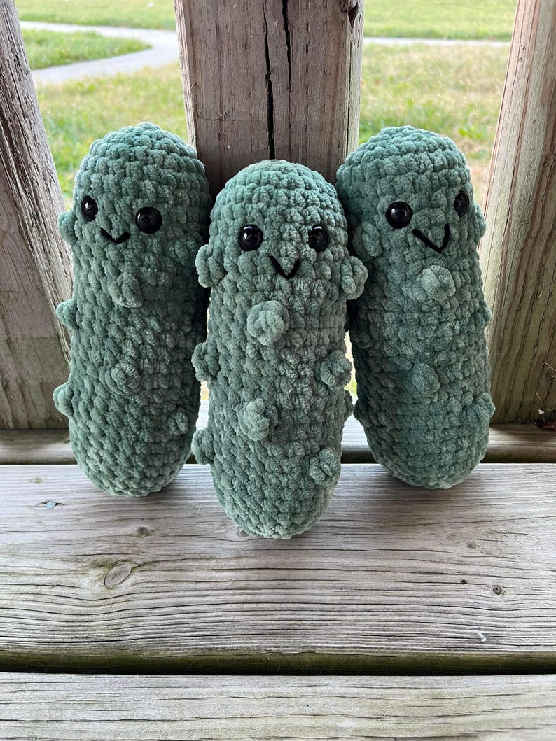 Crochet Pickle Pattern | Pickle Crochet Pattern | - Etsy