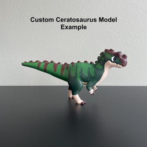 Customizable Ceratosaurus Dinosaur Model _ Please Read Item Description ...