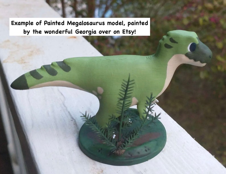 Customizable Megalosaurus Model _ Please Read Item Description!! - Etsy