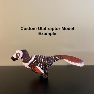 Customizable Utahraptor Dinosaur Model _ Please Read Item Description ...