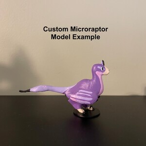 Customizable Microraptor Dinosaur Model _ Please Read Item Description!! - Etsy