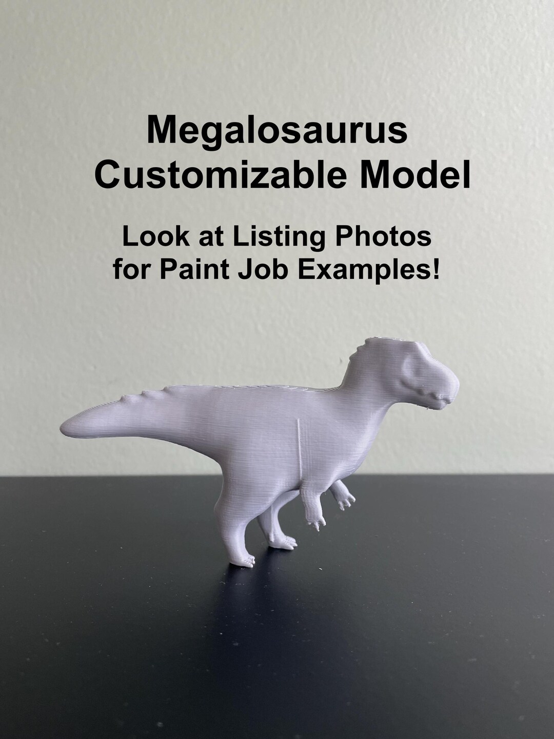 Customizable Megalosaurus Model _ Please Read Item Description!! - Etsy