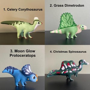Pre-painted Adoptable Dinosaur Figurines _ 10 Different Dinos up for ...