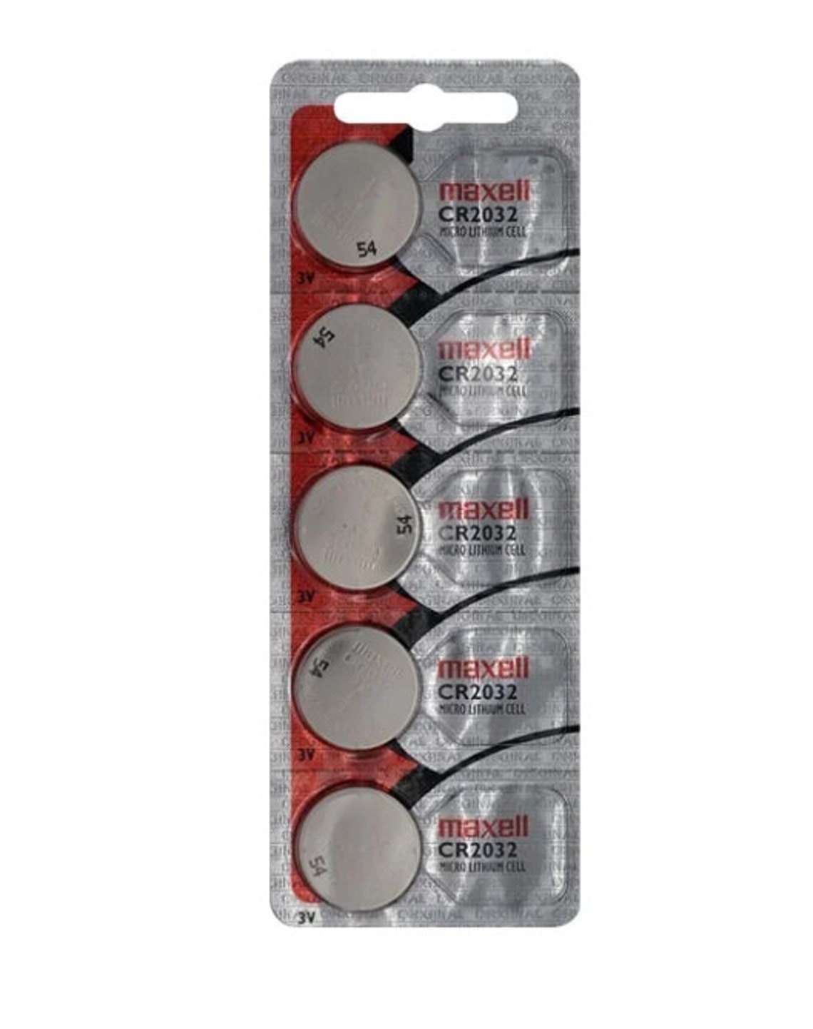 5-PACK of CR2032 3-volt Lithium Batteries - Etsy