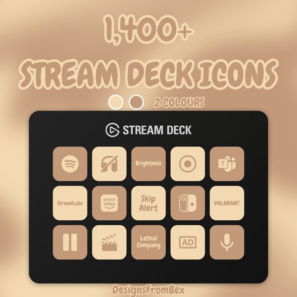 Stream Deck Icons - Etsy