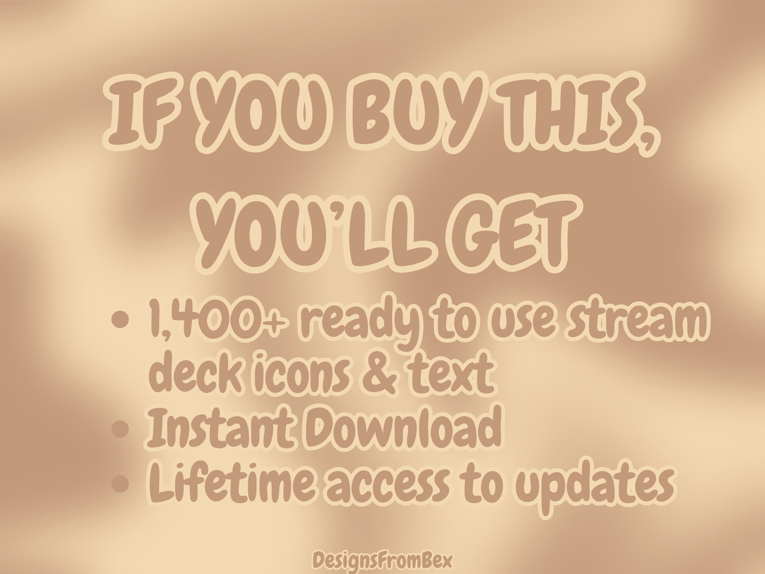 1,400+ Brown and Cream Stream Deck Icons Set | Streaming | Content ...