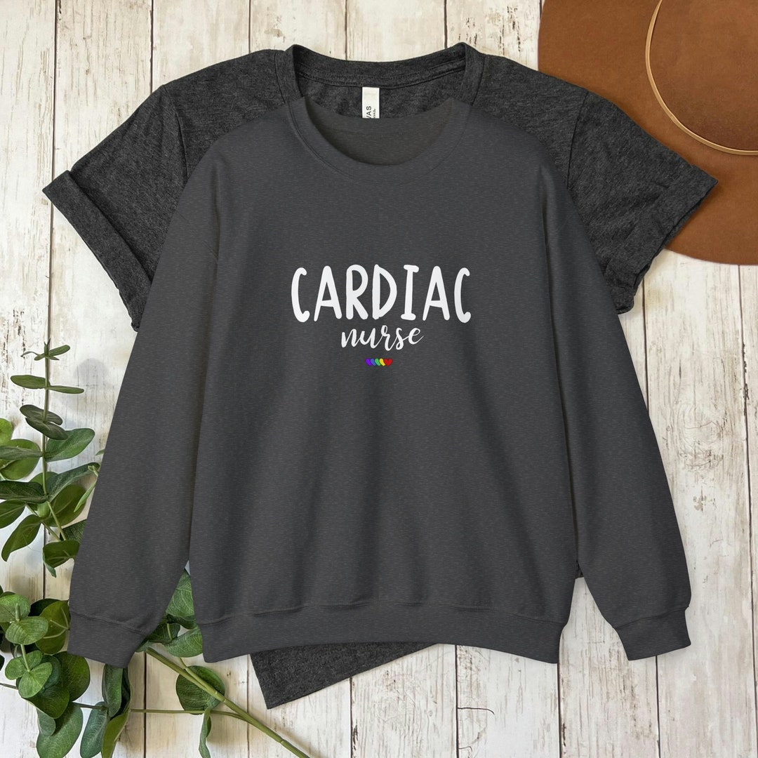 Nurse Shirt, Cardiac ICU Top, Cute Crewneck, ICU Gift, Nurse ...