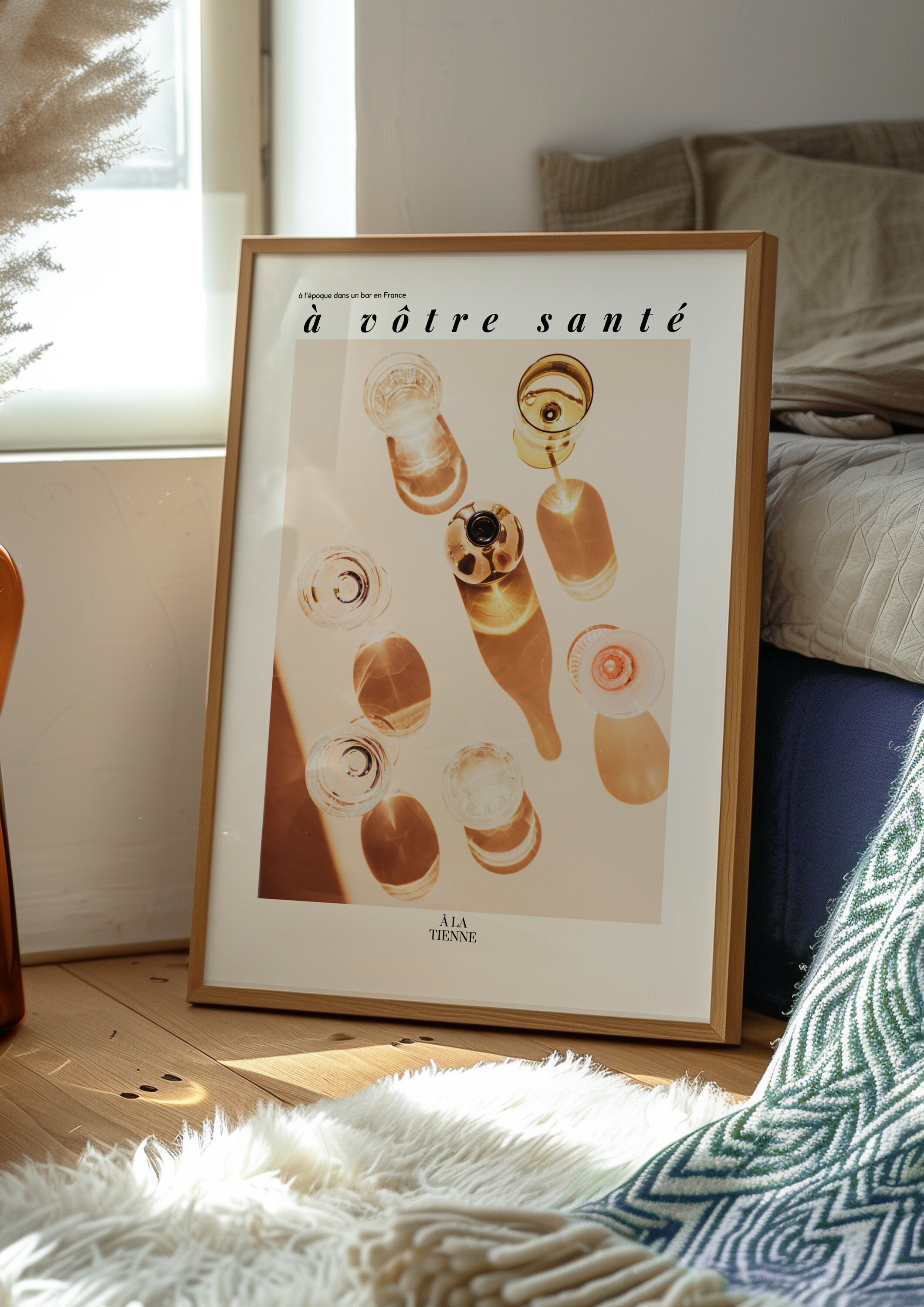 French Bar Poster Digital Download, Classic French Wall Art Modern and ...