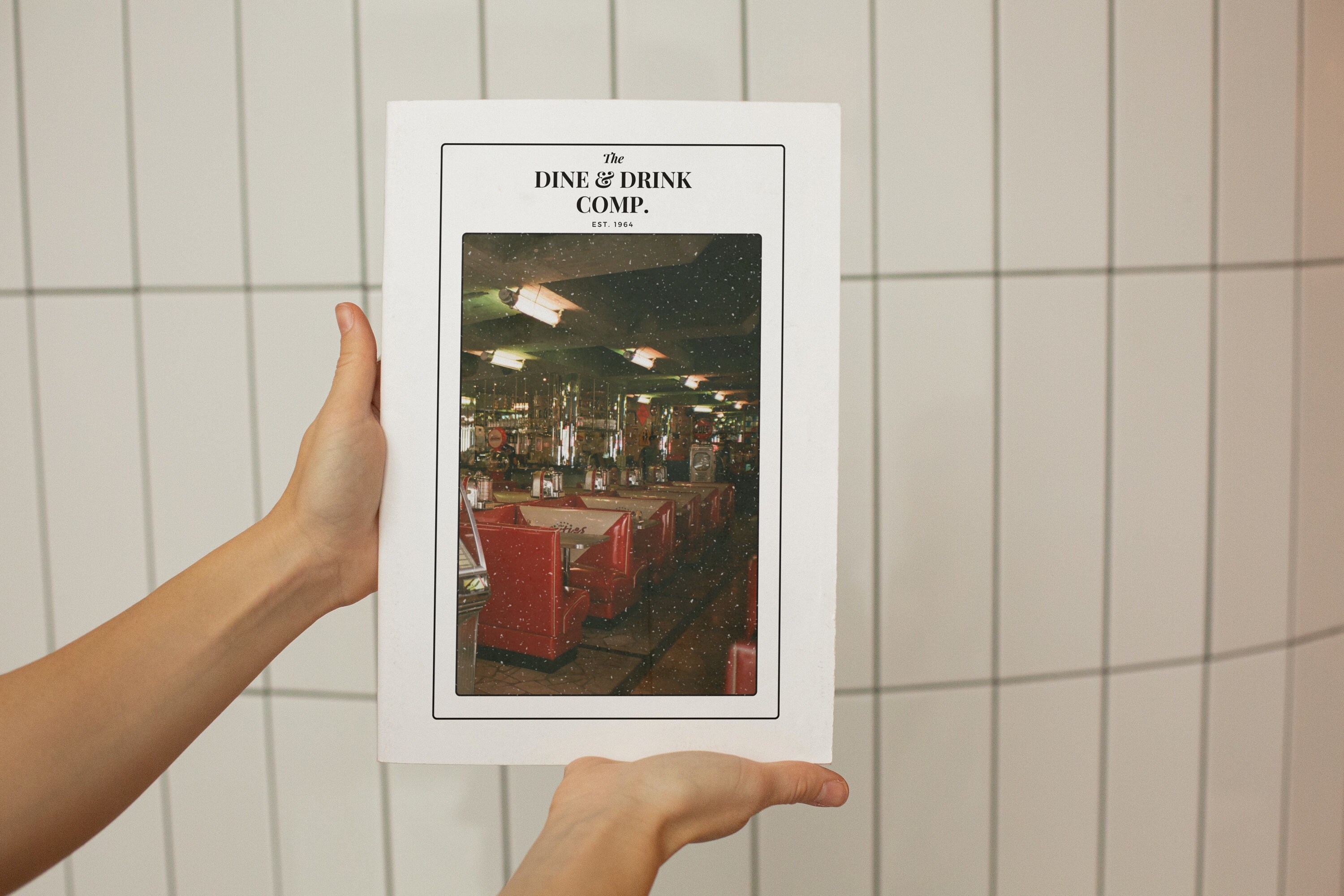 Dine & Drink Retro Diner Poster Digital Download, Printable Wallart 60s ...