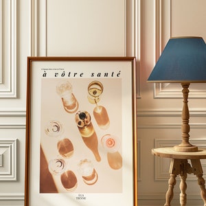 French Bar Poster Digital Download, Classic French Wall Art Modern and ...