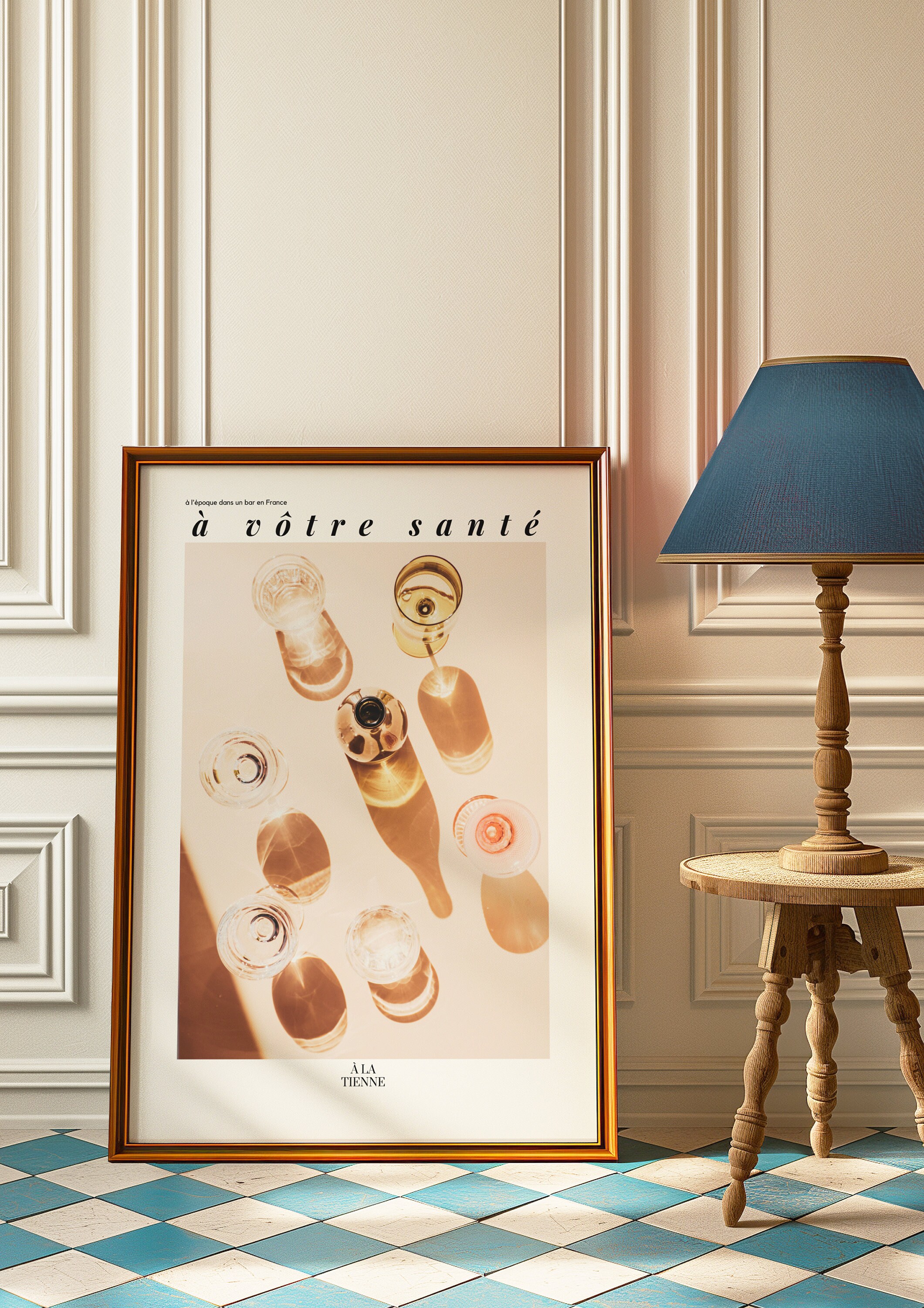 French Bar Poster Digital Download, Classic French Wall Art Modern and ...