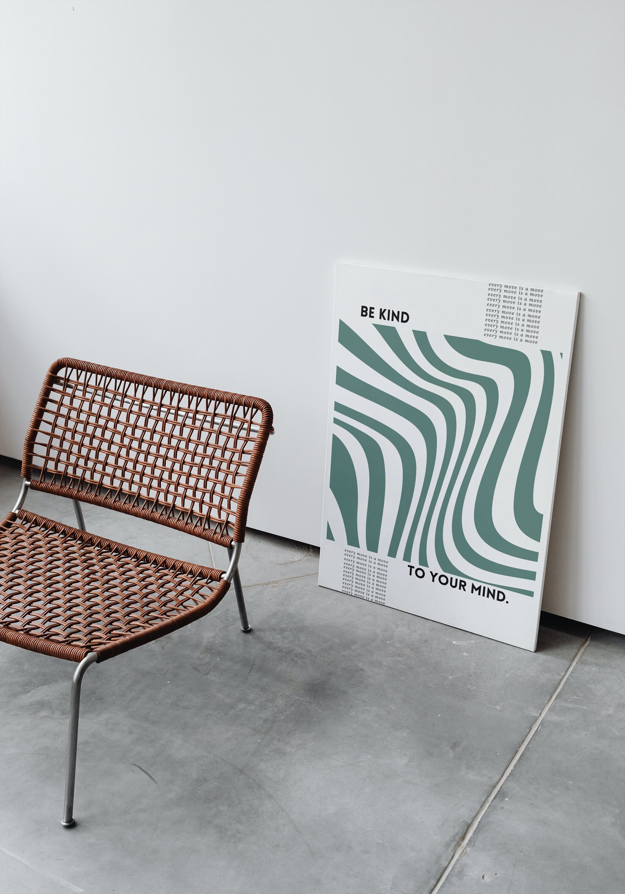 70s Wall Art Be Kind to Your Mind Poster Digital Download, Seventies ...