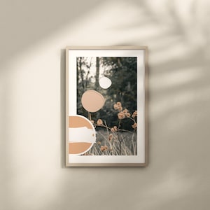 Boho Field Poster Set Digital Download, Modern Wallart - Etsy