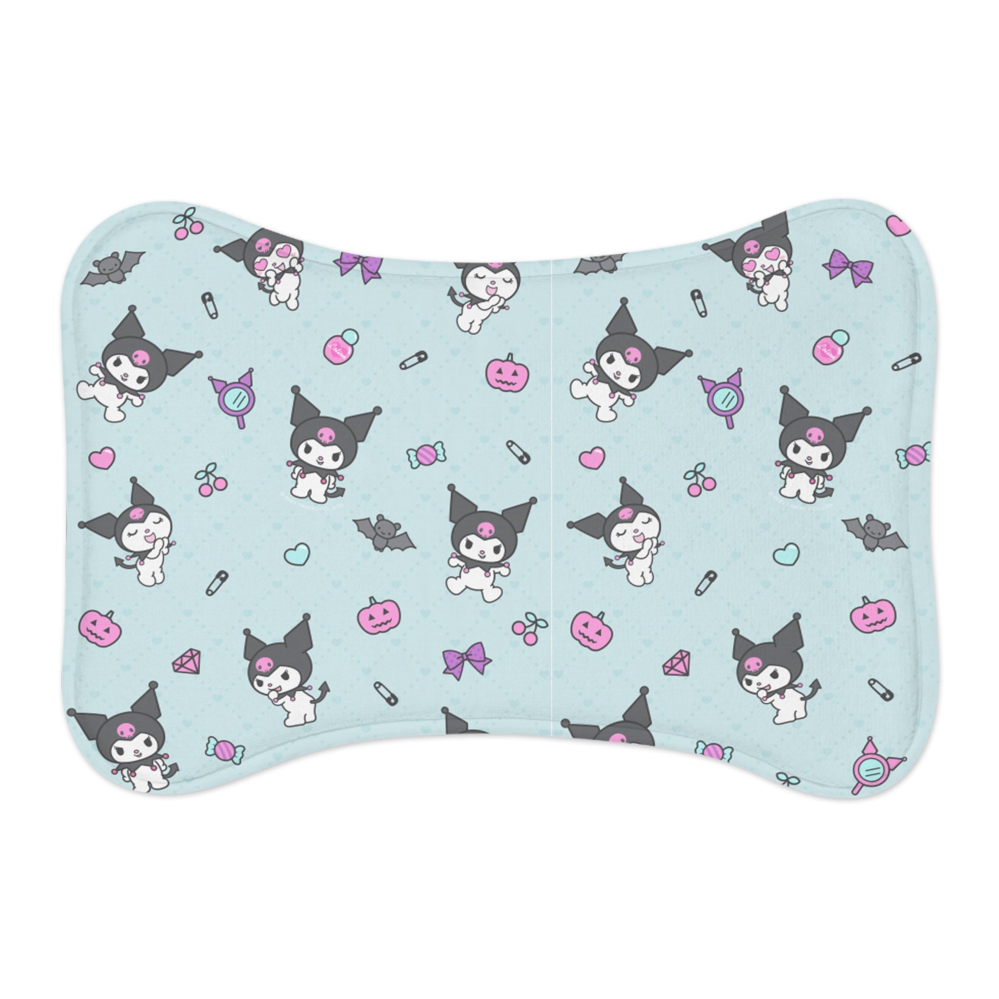 Cute Sanrio Kuromi Pet Feeding Mats - Etsy
