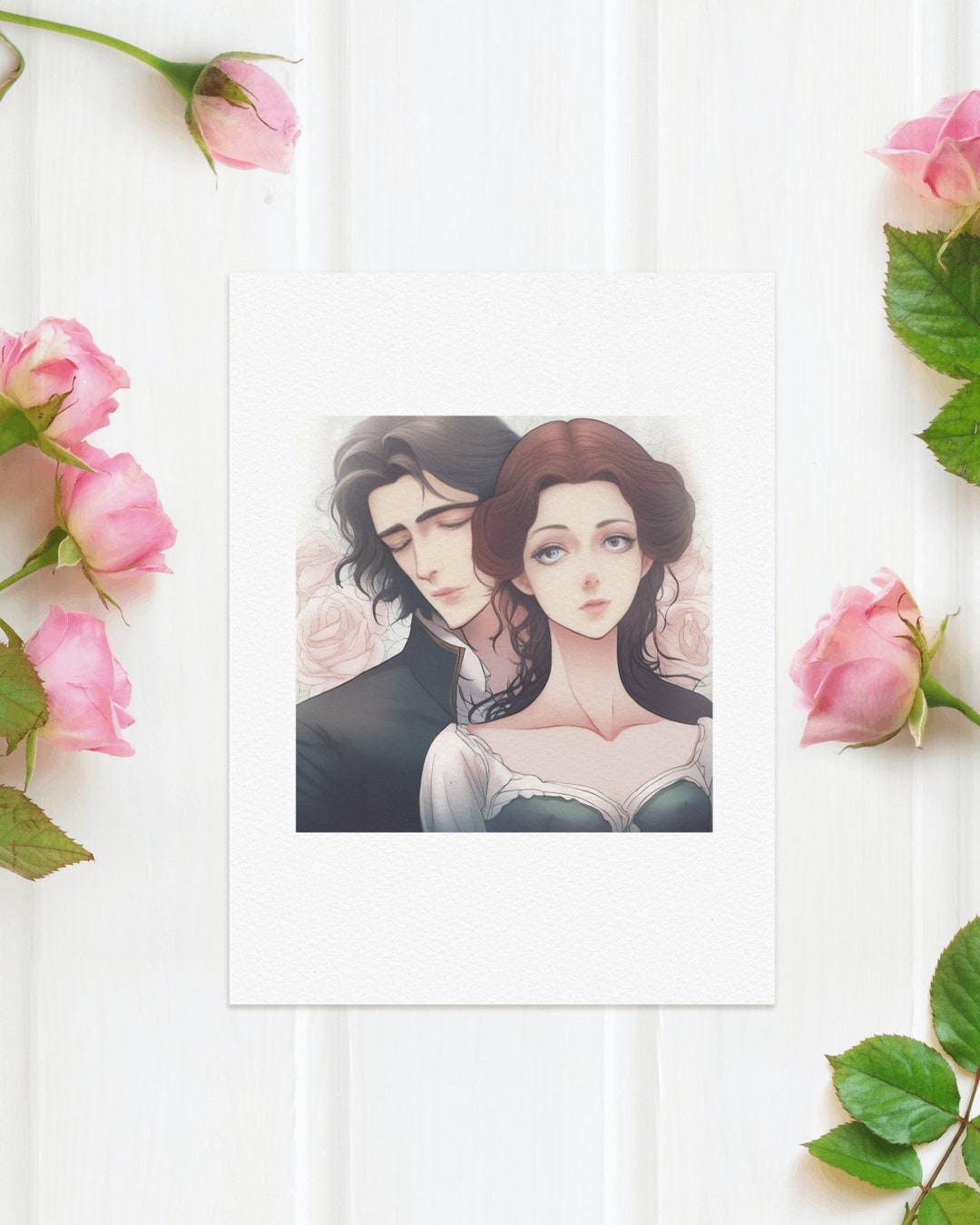 Gothic Valentine's Art Card, Love Card, Gift for Her Him, LBTQ - Etsy UK