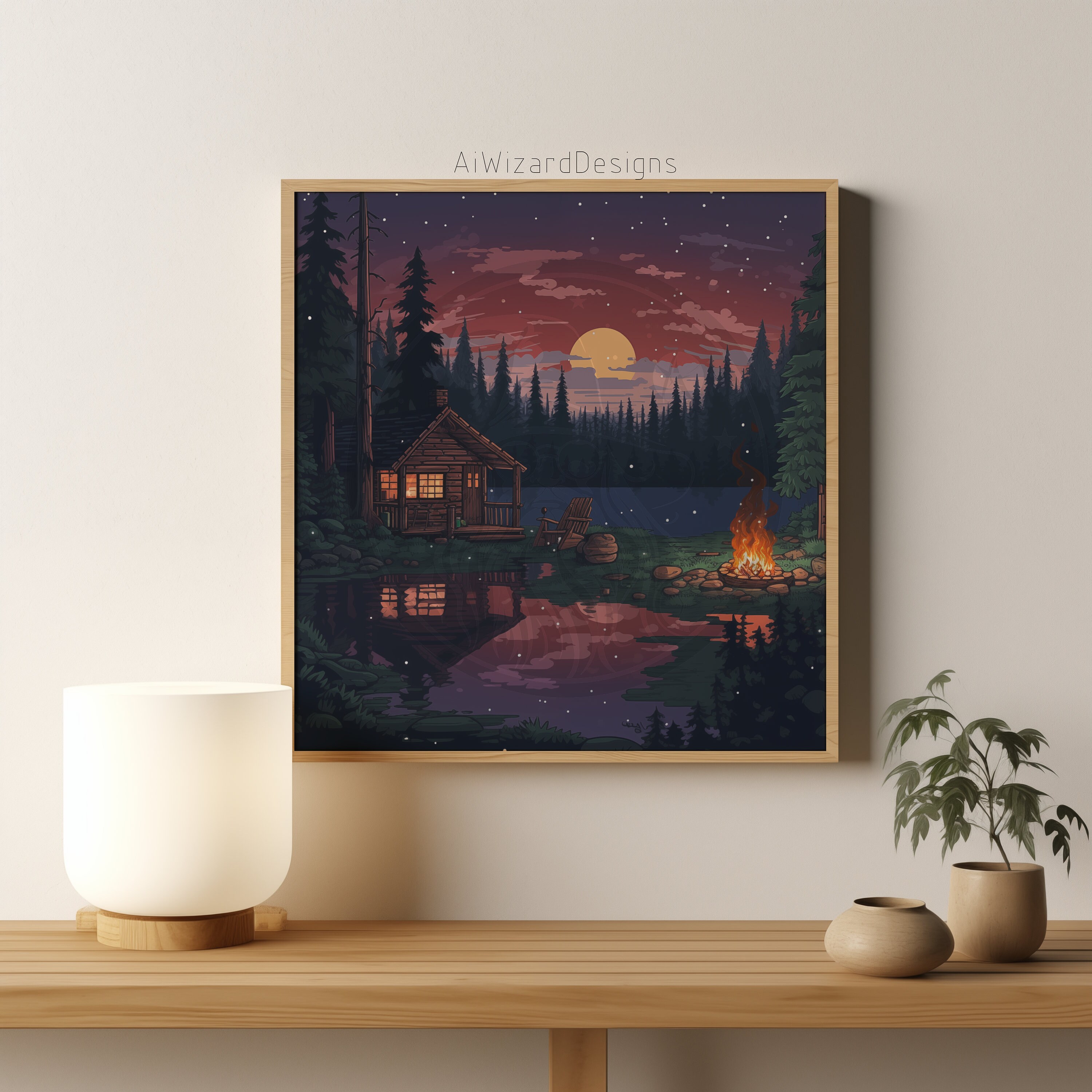Pixel Perfect, Digital Art, Vibrant Poster, Retro Charm, Pixel Art ...
