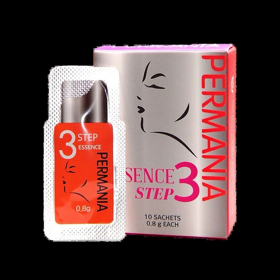 Lash & Brow Lamination Solution Step 3 Sachet, Permania 3-step Eyelash and Eyebrow Lifting Kit ...