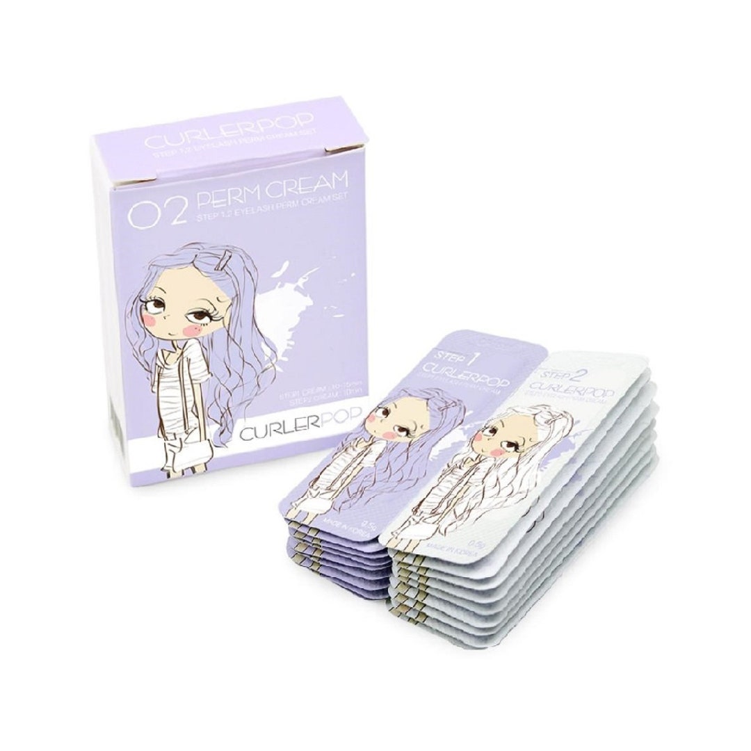 Lamination Creams No1 + No2 Sachets - Curler Pop, Eyelash Perm Cream ...