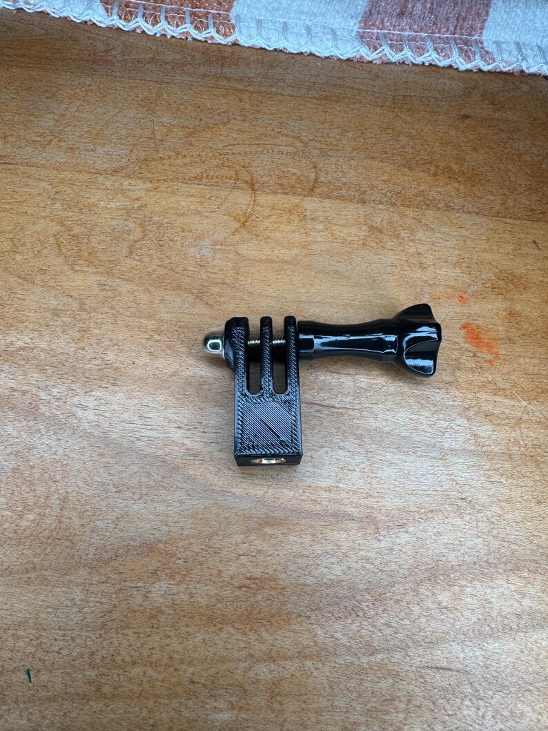 Universal 3D Printed Tripod Mount for Gopro & Action Cameras | 1/4-inch ...