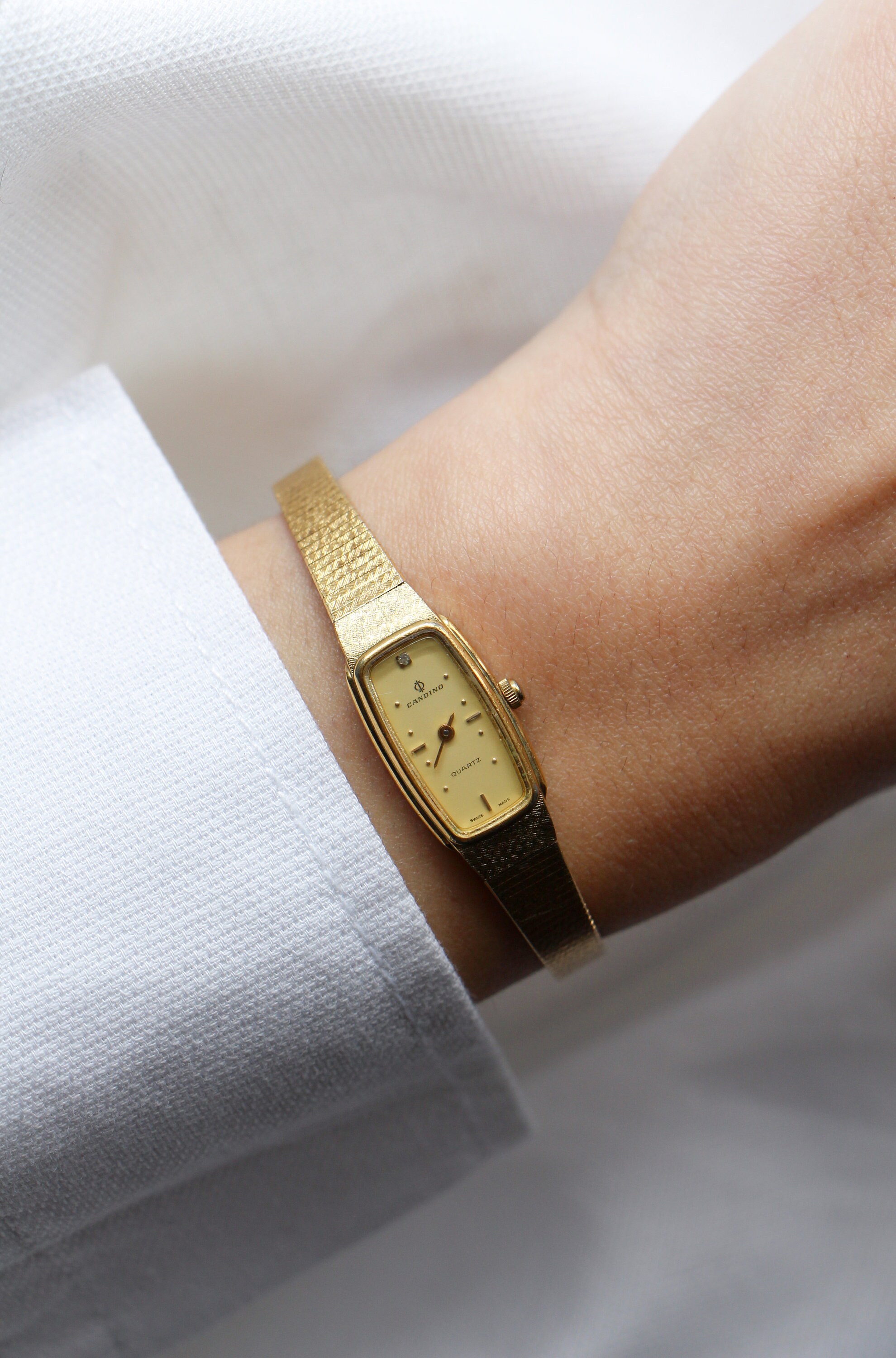 Candino Vintage Lady Whrist Watch, Gold Tone Vintage Watch, Cocktail ...
