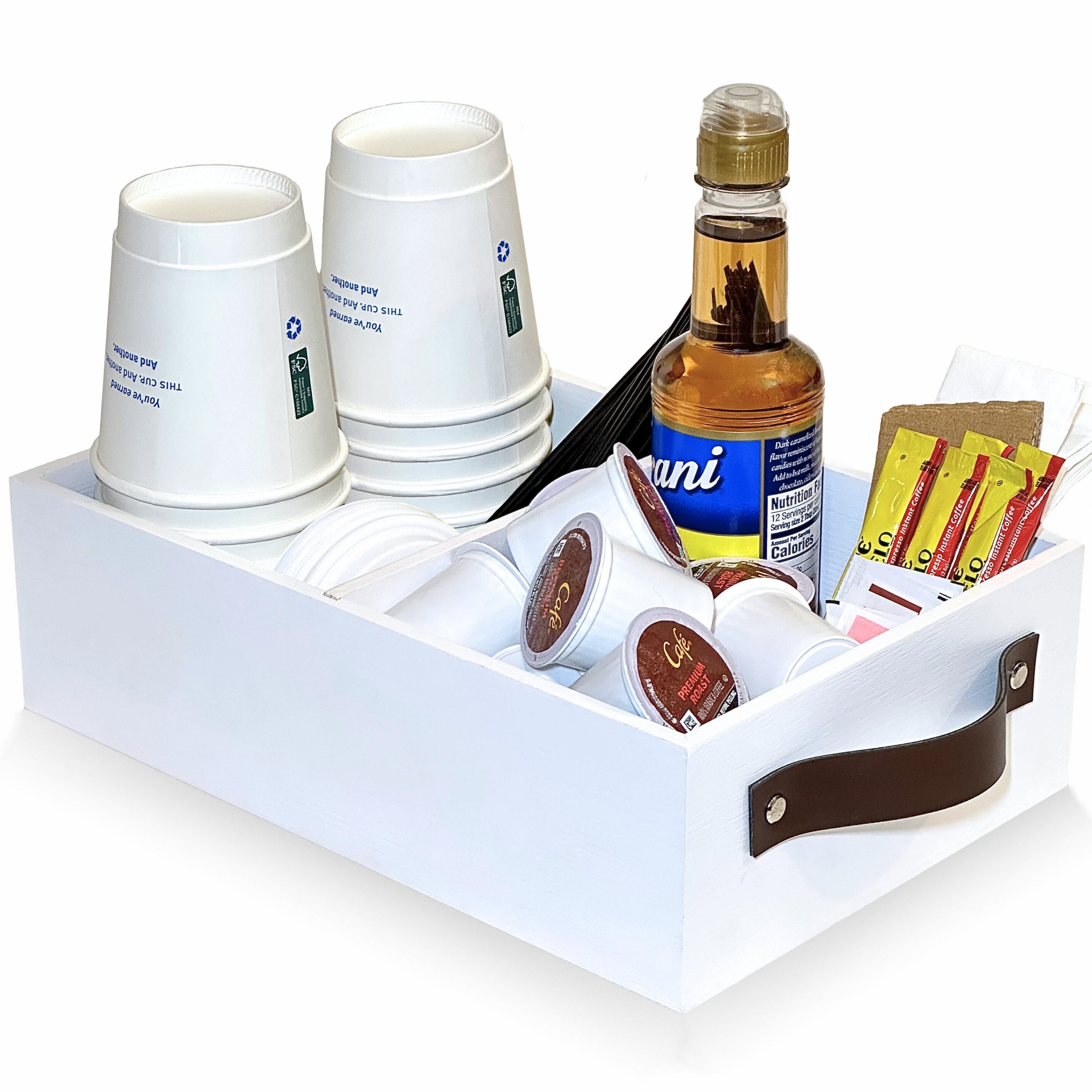 Sapphire Square - Coffee Station Organizer With Removable Divider ...