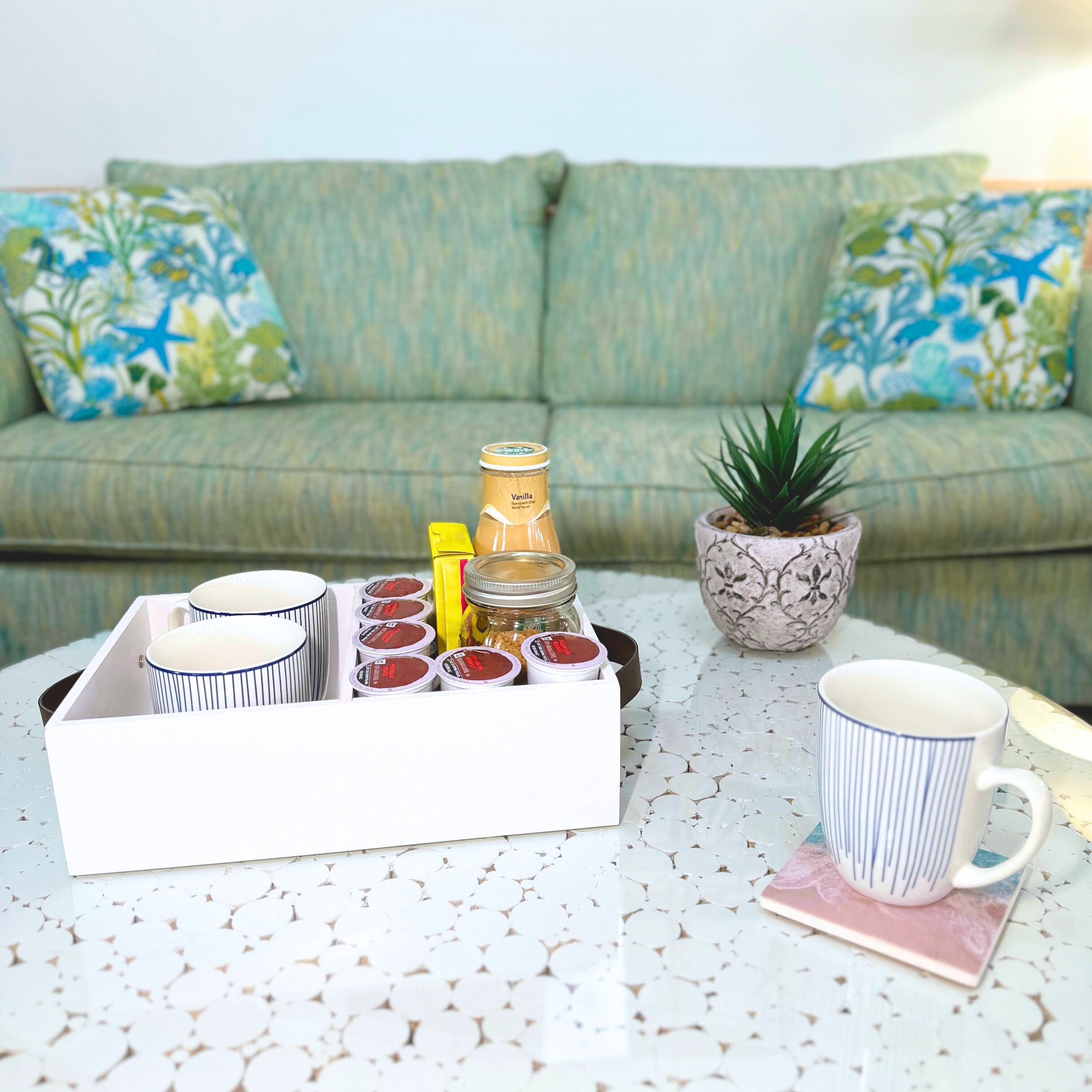 Sapphire Square - Coffee Station Organizer With Removable Divider ...