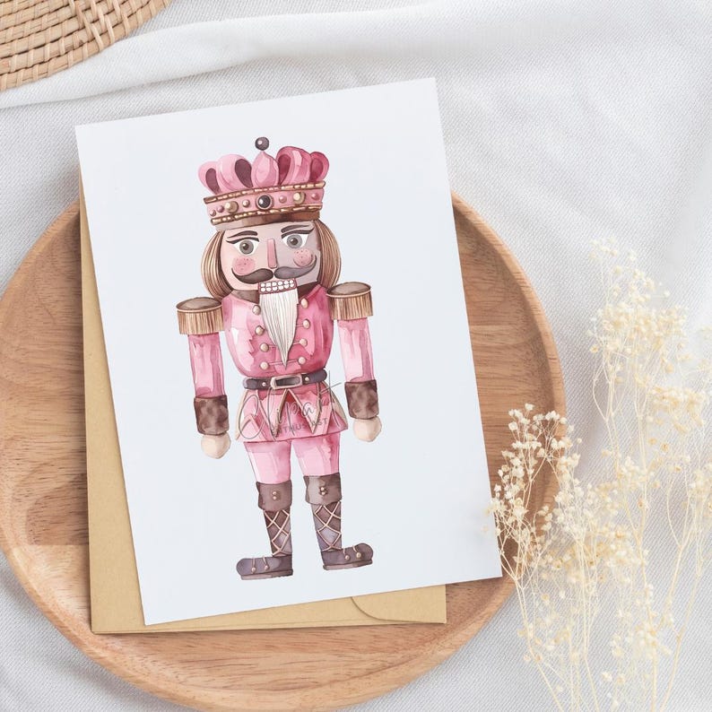 Pink Nutcracker PNG Clipart & SVG, Merry Christmas Ballet PNG ...