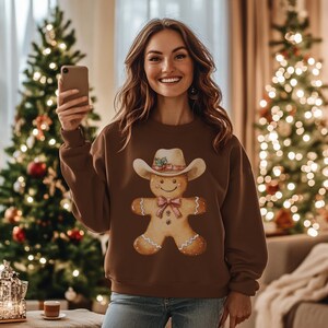 Cowboy Gingerbread Man SVG, Funny Gingerbread Clipart PNG, Snowman SVG ...