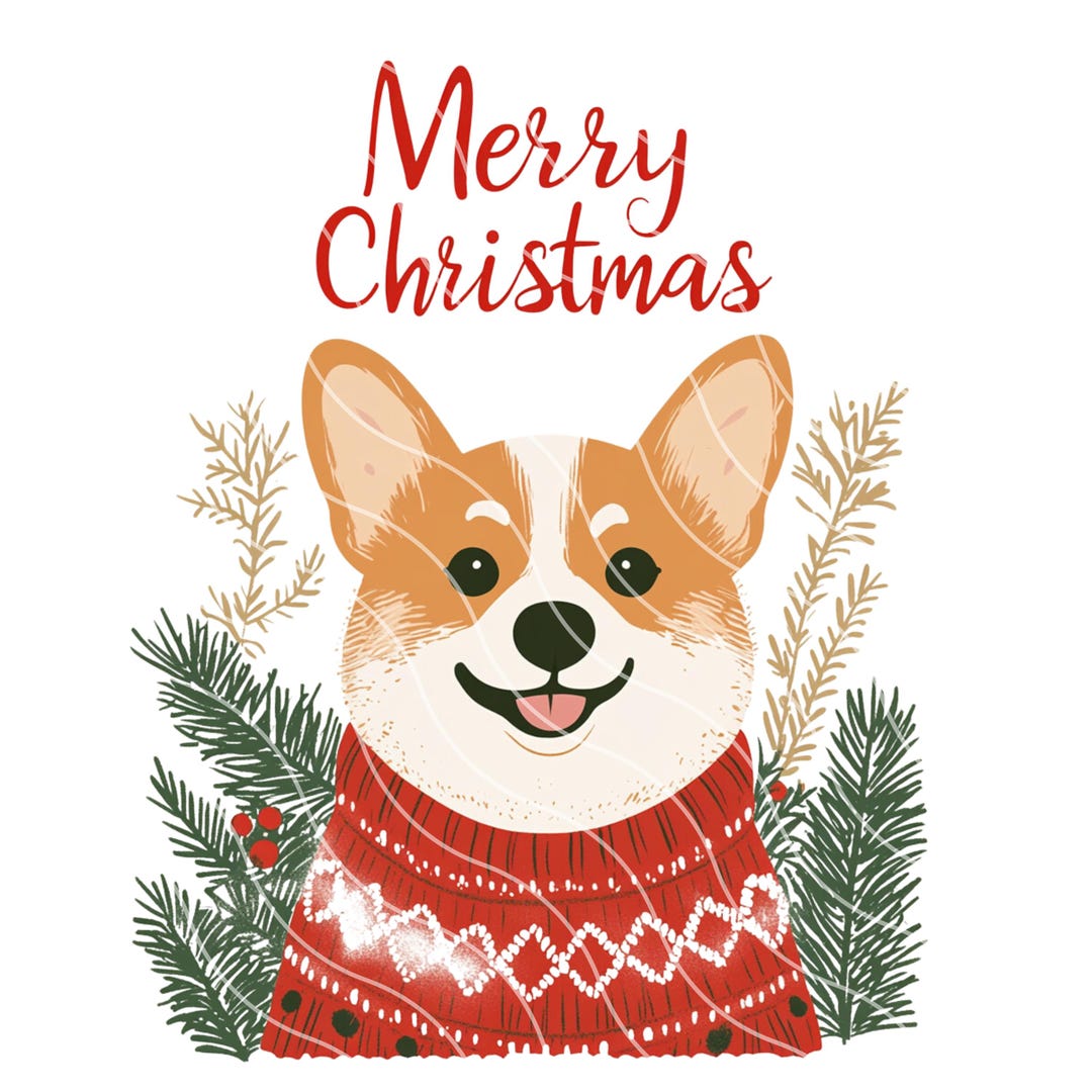Christmas Corgi SVG, Pembroke Welsh Dog Santa Costume, Merry Dogmas SVG ...