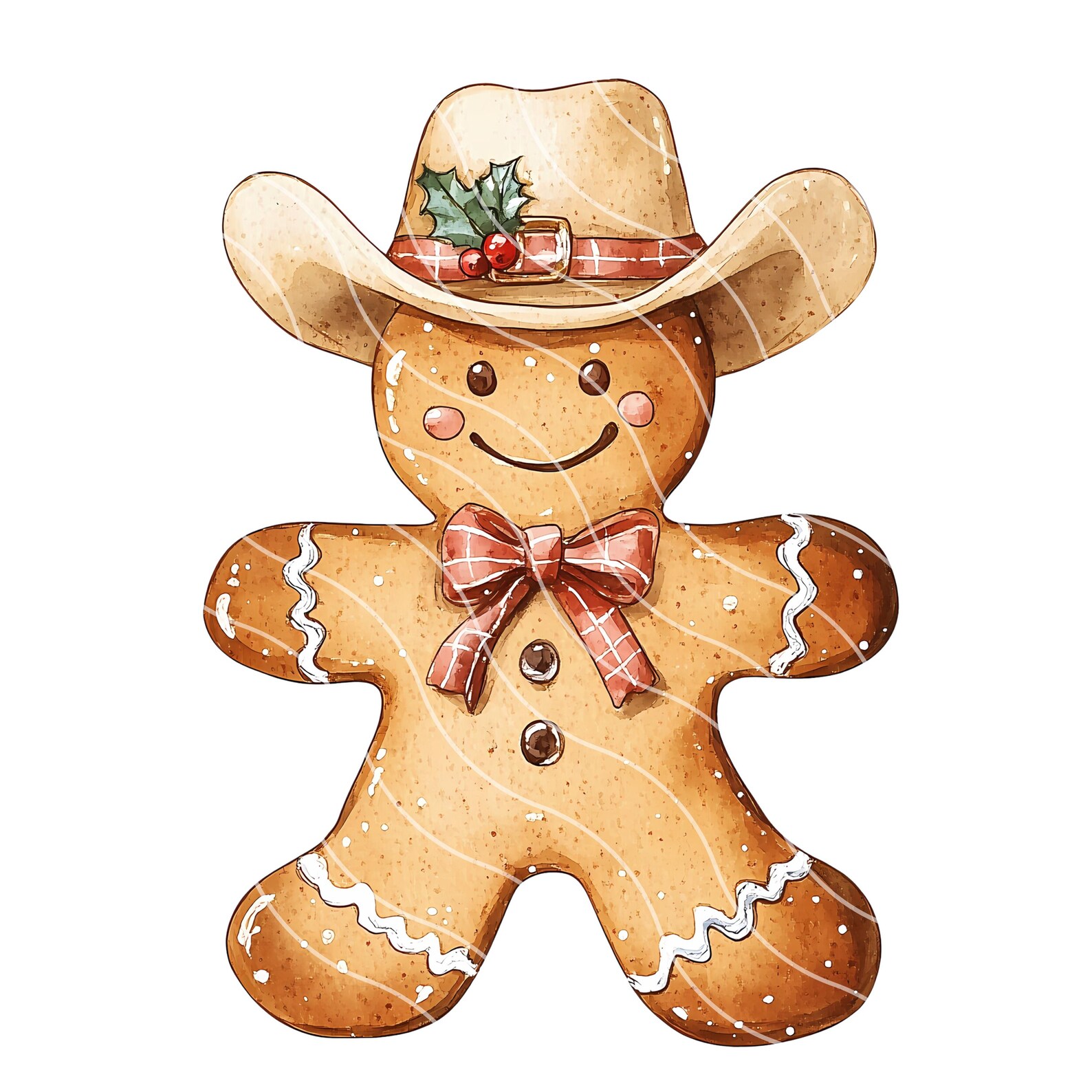 Cowboy Gingerbread Man SVG, Funny Gingerbread Clipart PNG, Snowman SVG ...