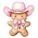 Cowboy Gingerbread Man SVG, Funny Gingerbread Clipart PNG, Snowman SVG ...