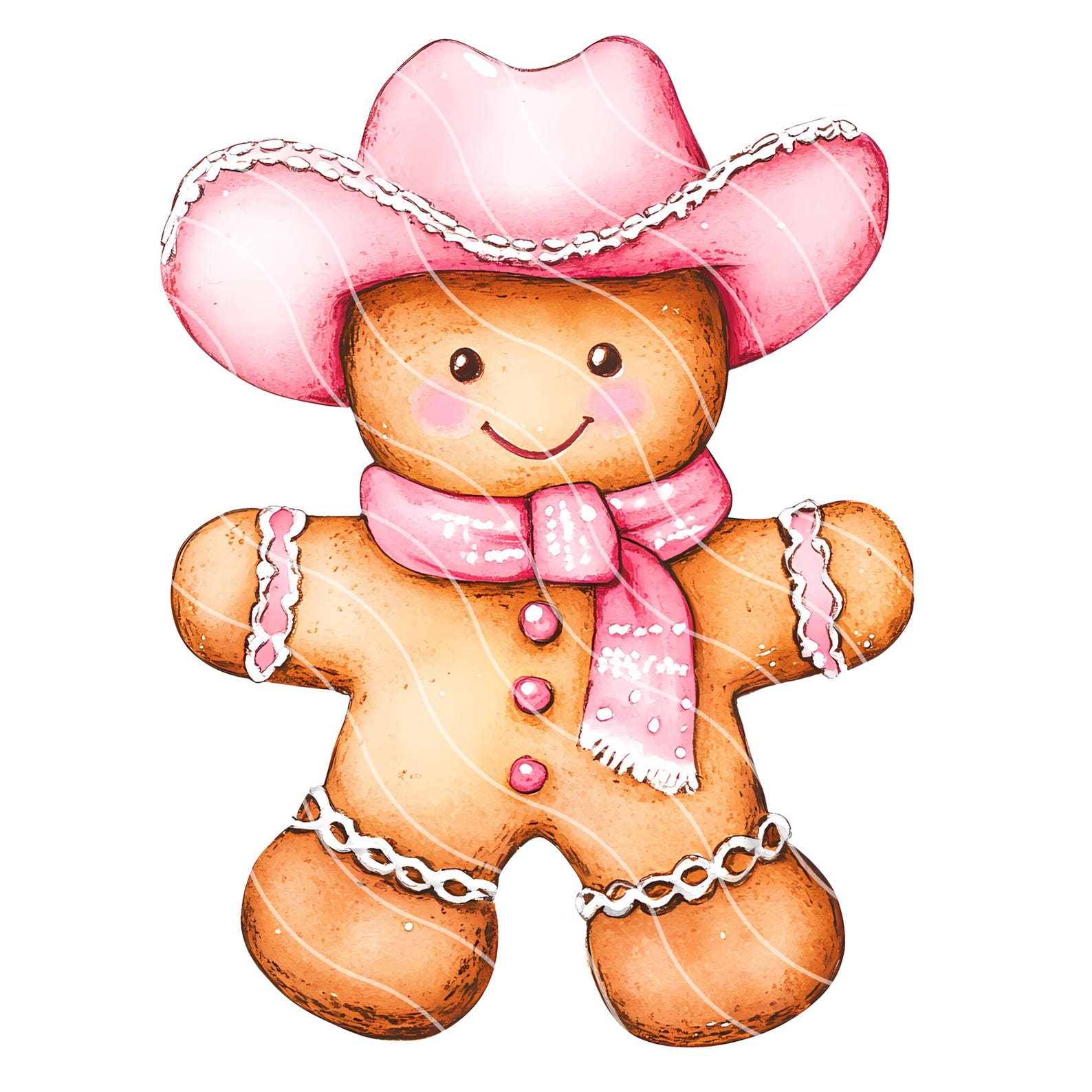 Cowboy Gingerbread Man SVG, Funny Gingerbread Clipart PNG, Snowman SVG ...