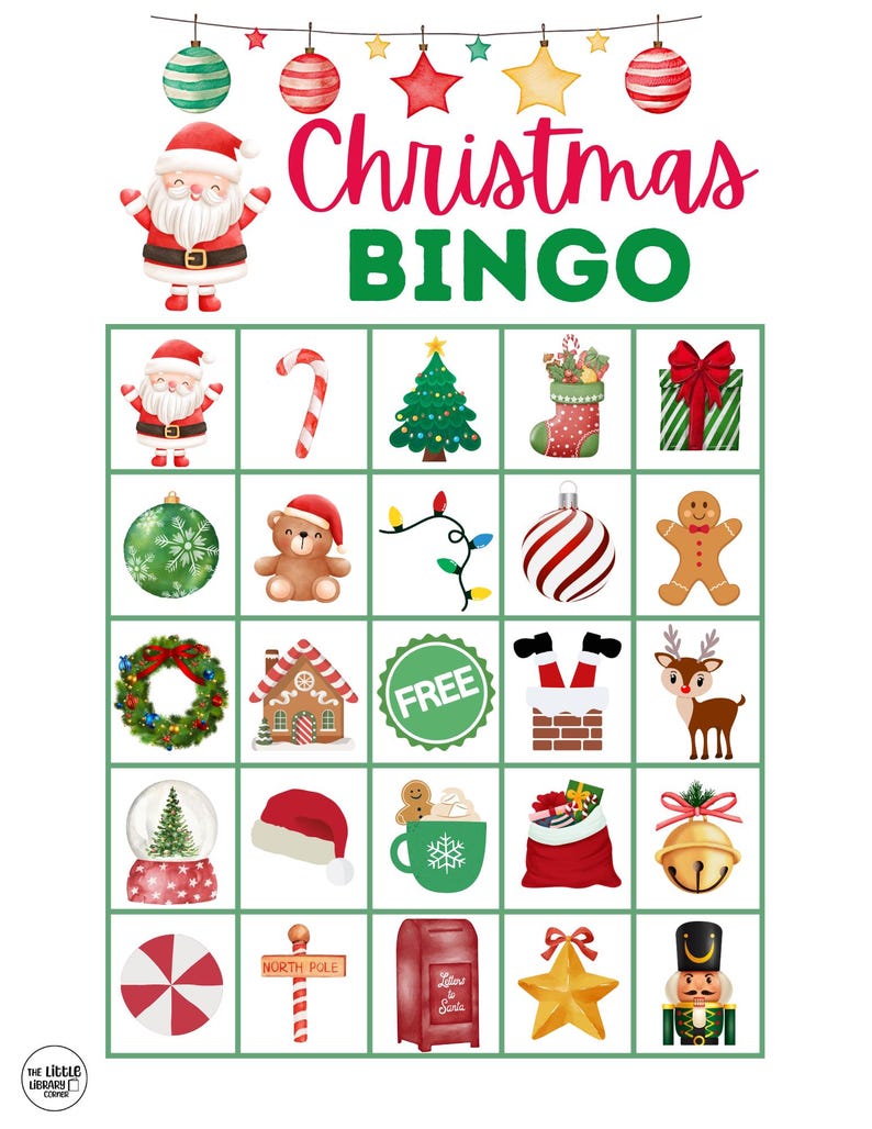 Christmas Bingo - Etsy