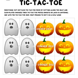 Halloween Tic-tac-toe - Etsy