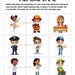 Community Helpers Memory Game - Etsy