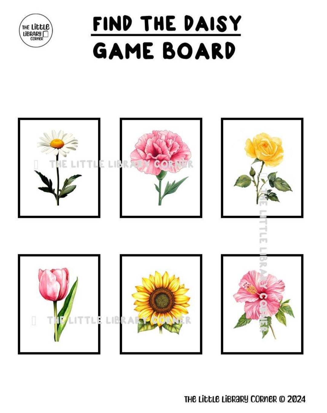 Find the Daisy Lift-the-flap Game - Etsy