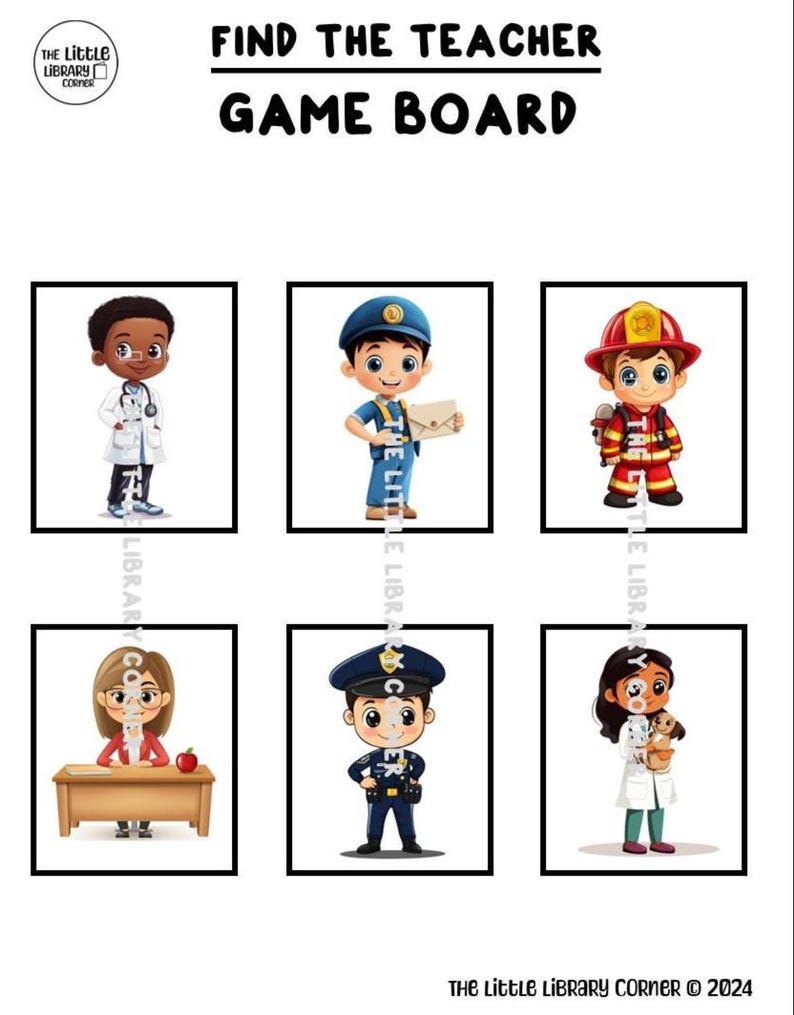 Community Helpers Storytime - Etsy