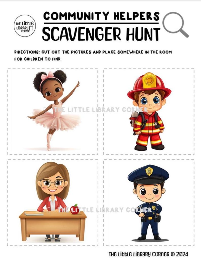 Community Helpers Storytime - Etsy