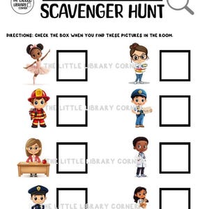 Community Helpers Scavenger Hunt - Etsy