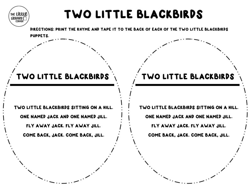 Nursery Rhyme Puppets - Etsy