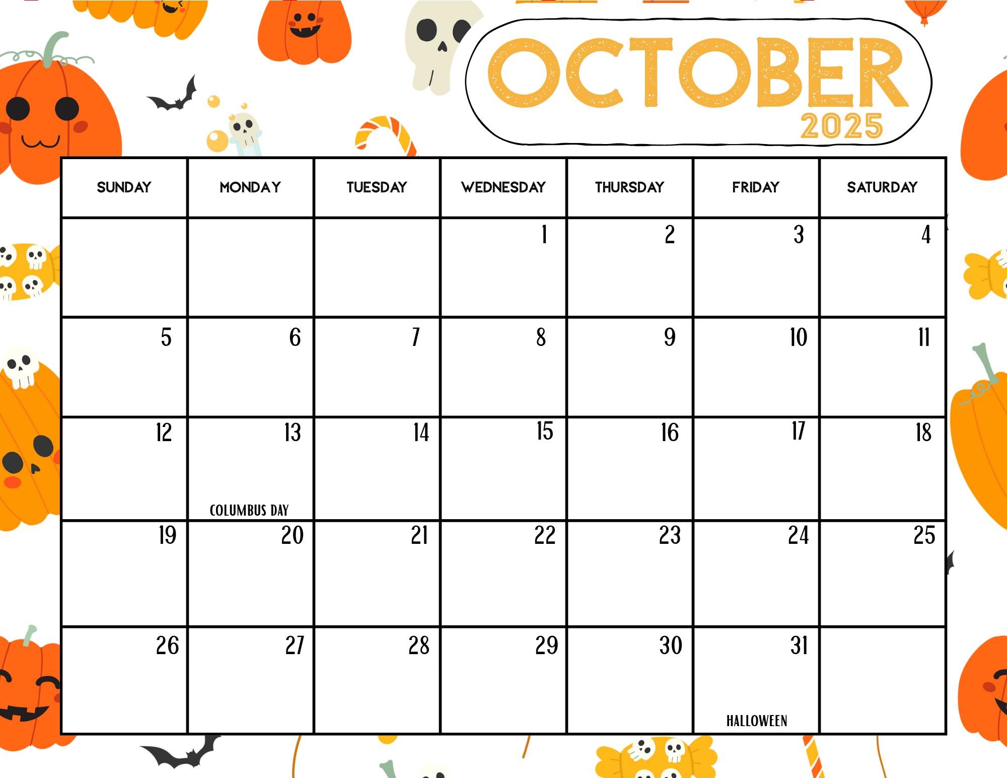 School Year Monthly Calendars 2025-2026 Template-editable With Canva ...