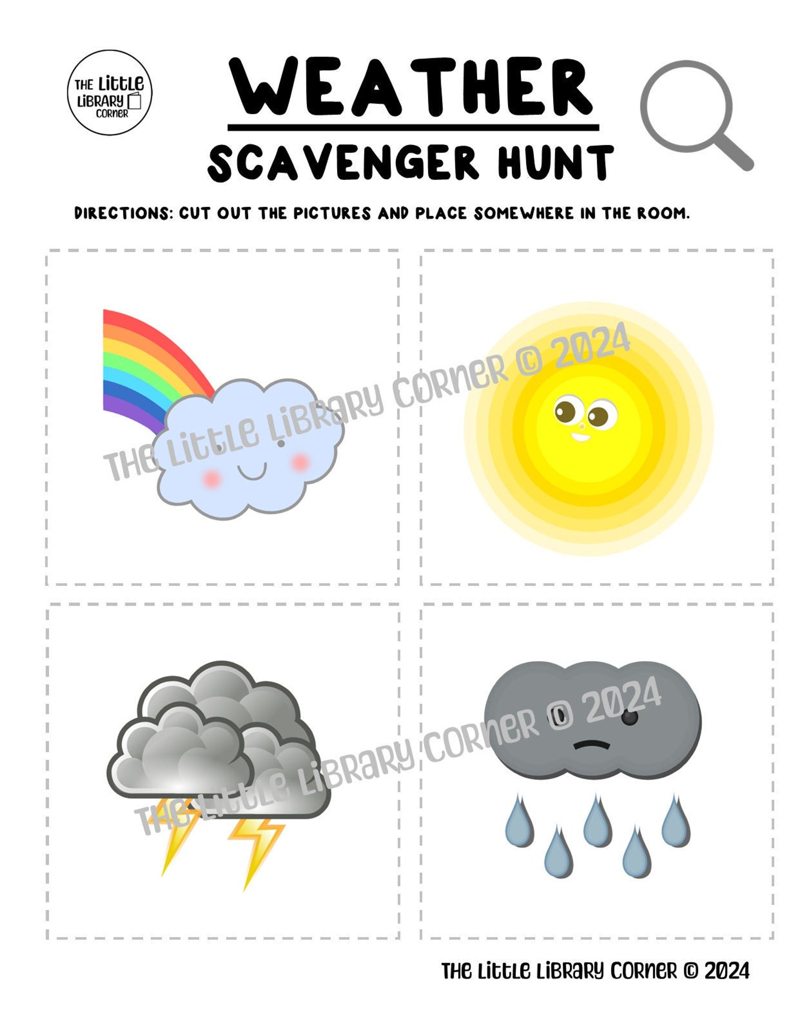 Weather Scavenger Hunt - Etsy
