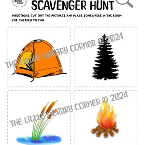 Camping Scavenger Hunt - Etsy