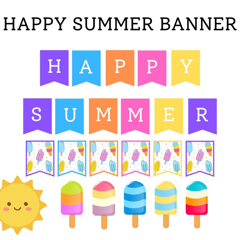 Summer Banners - Etsy