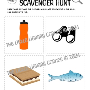 Camping Scavenger Hunt - Etsy