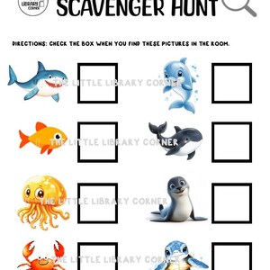 Ocean Animals Storytime - Etsy