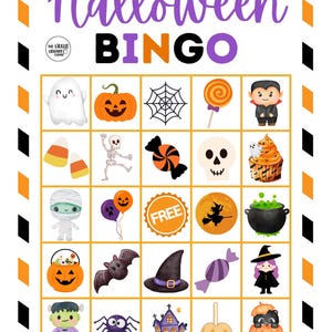 Halloween Bingo - Etsy