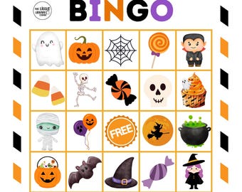 Halloween Bingo, Bingo Cards, Spooky Bingo, Halloween Games, Halloween ...